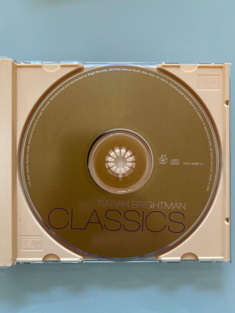 SARAH BRIGHTMAN CLASSICS 美版 CD聖經推介 發燒天碟, 興趣及遊戲, 音樂、樂器 & 配件, 音樂與媒體 - CD ...
