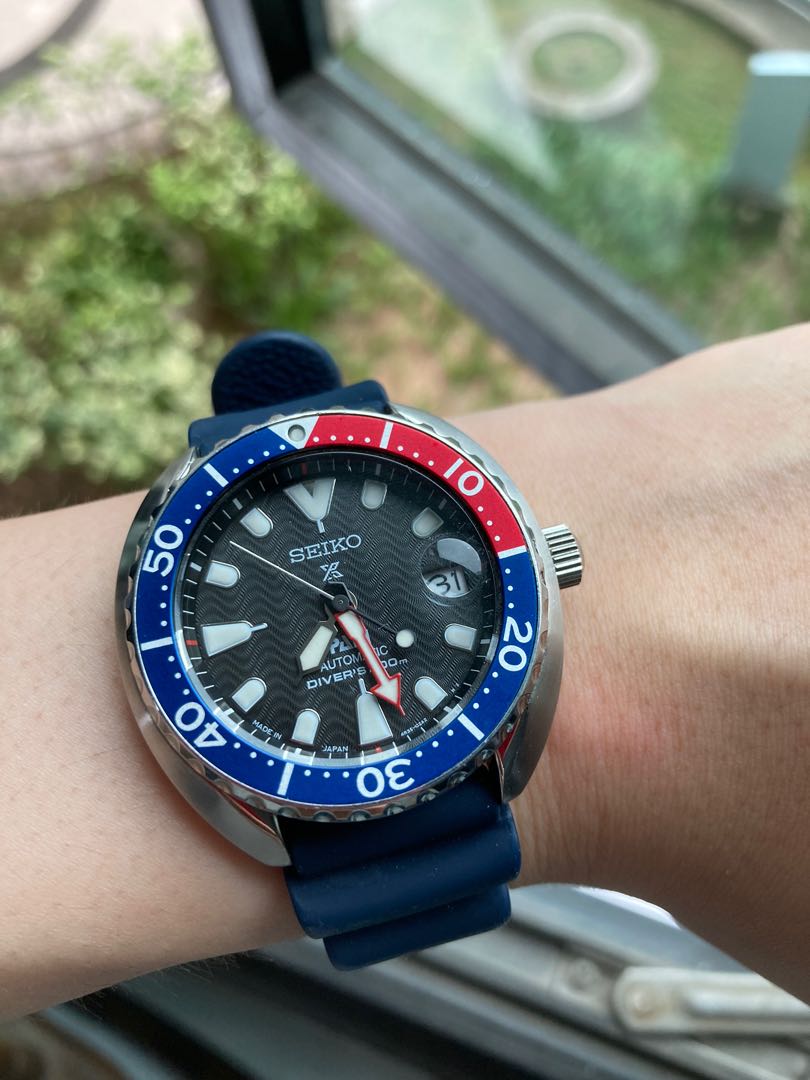 Seiko mini turtle padi JDM SRPC41J1, Luxury, Watches on Carousell