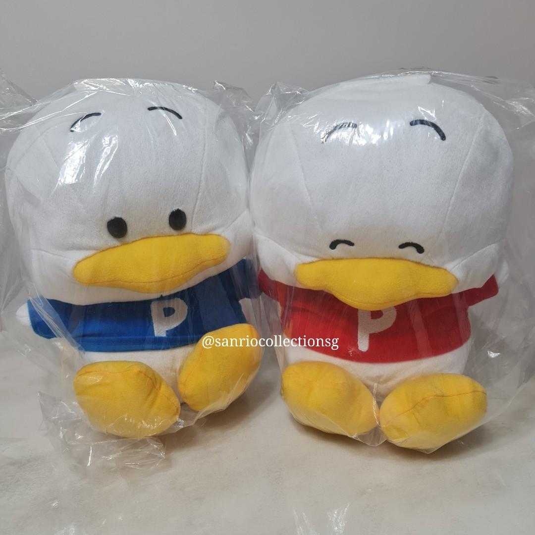 Set of 2 Big Sanrio Ahirunopekkle Pekkle Duck Plush Soft Toy Christmas ...