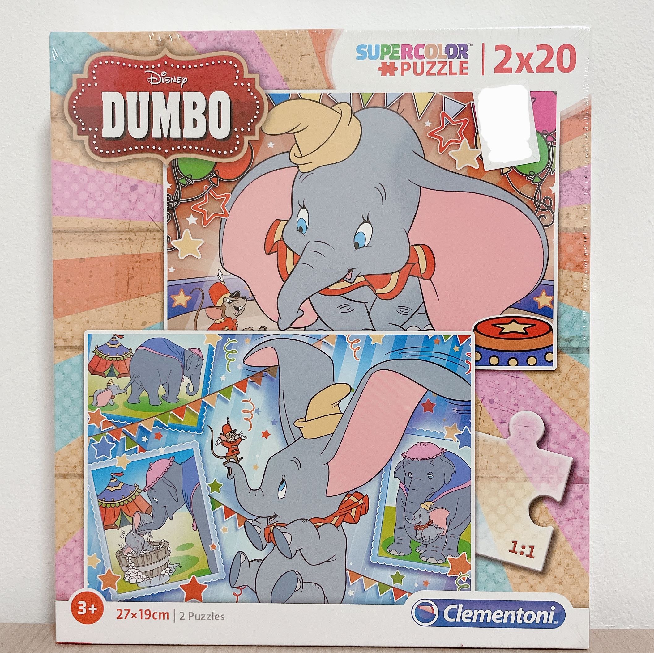 Set of 2 Disney Dumbo Puzzles, Hobbies & Toys, Toys & Games on Carousell