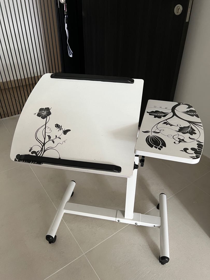 Small movable Study laptop table, Furniture & Home Living, Furniture ...