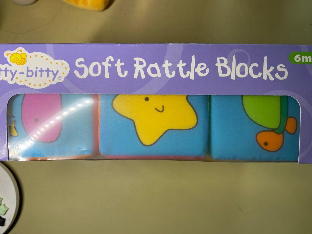 Soft Rattle Blocks, Baby Development Guide (6m+), Babies & Kids, Infant ...