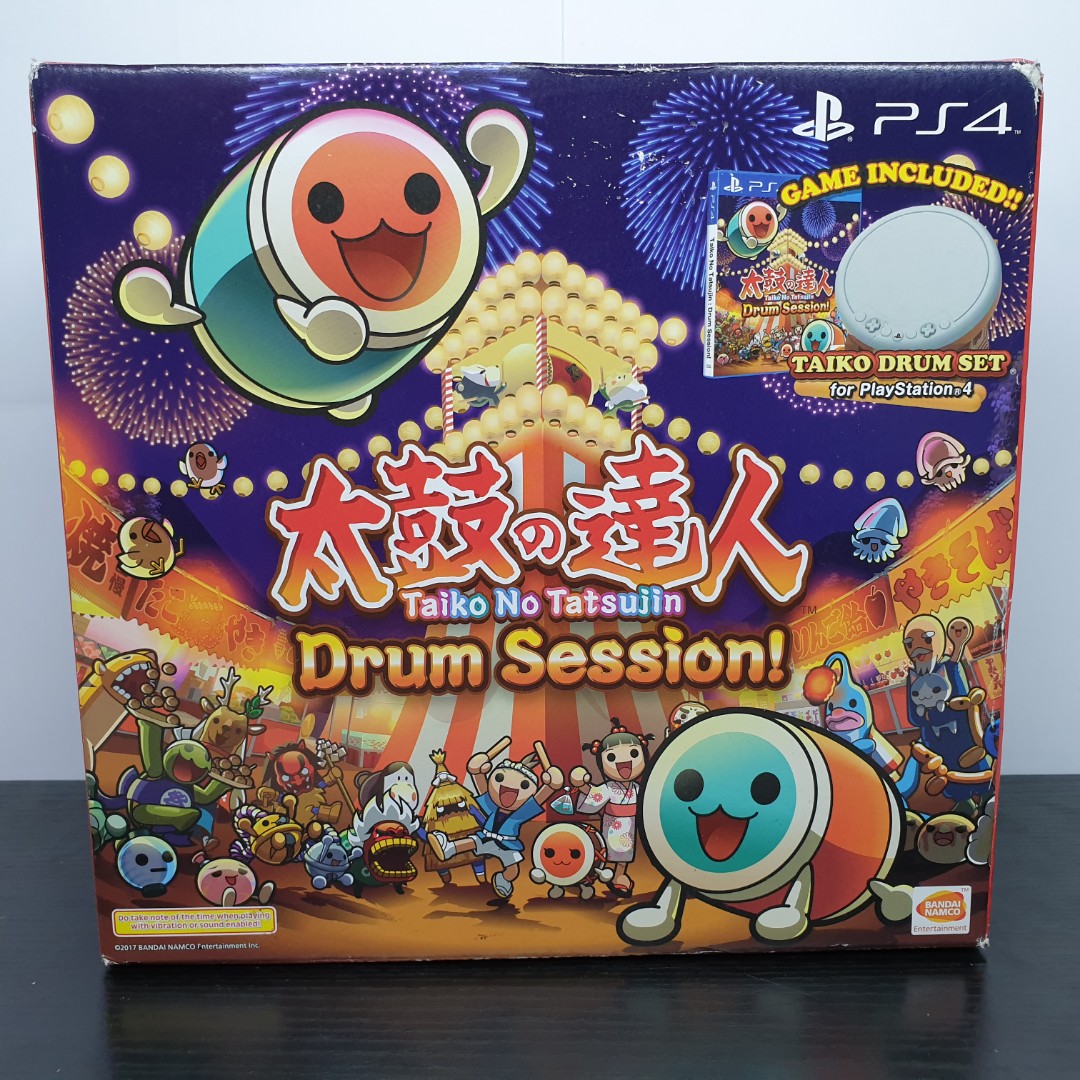 TAIKO NO TATSUJIN PS4 Gaming Disc With Taiko Drum Set, Hobbies & Toys ...