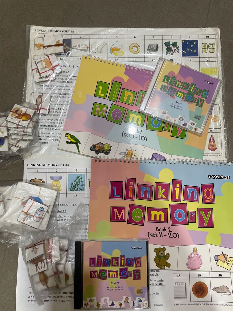 Shichida Heguru Tensai Linking Memory, Hobbies & Toys, Books ...