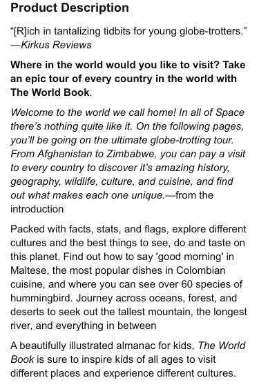 The World Book by Joe Fullman (US edition), Hobbies & Toys, Books ...