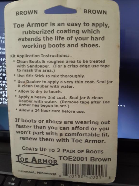 TOE ARMOR ~ Add LIFE To Boots & Shoes., Men's Fashion, Footwear, Shoe ...