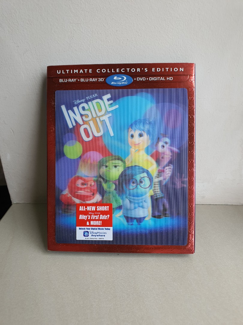 USA Blu Ray - Inside Out 3D - Ultimate Collector's Edition (Blu-ray 3D ...