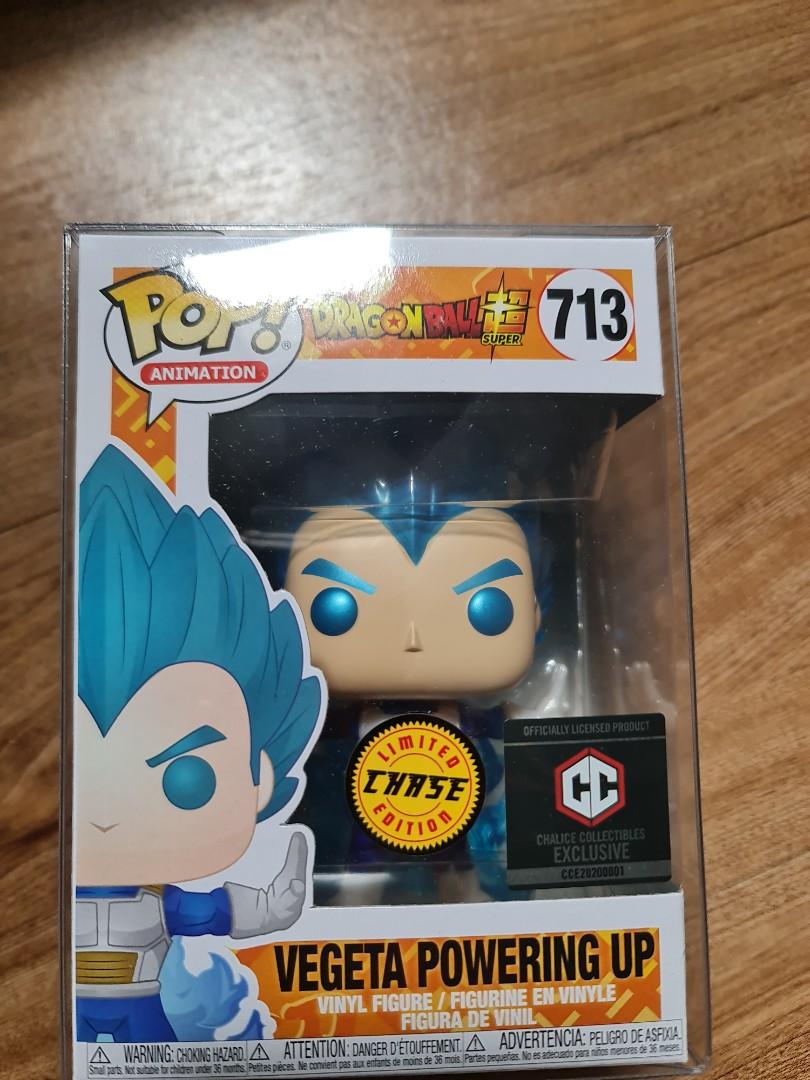 Vegeta Powering Up Funko Pop! Metallic Chase (Chalice Collectibles ...