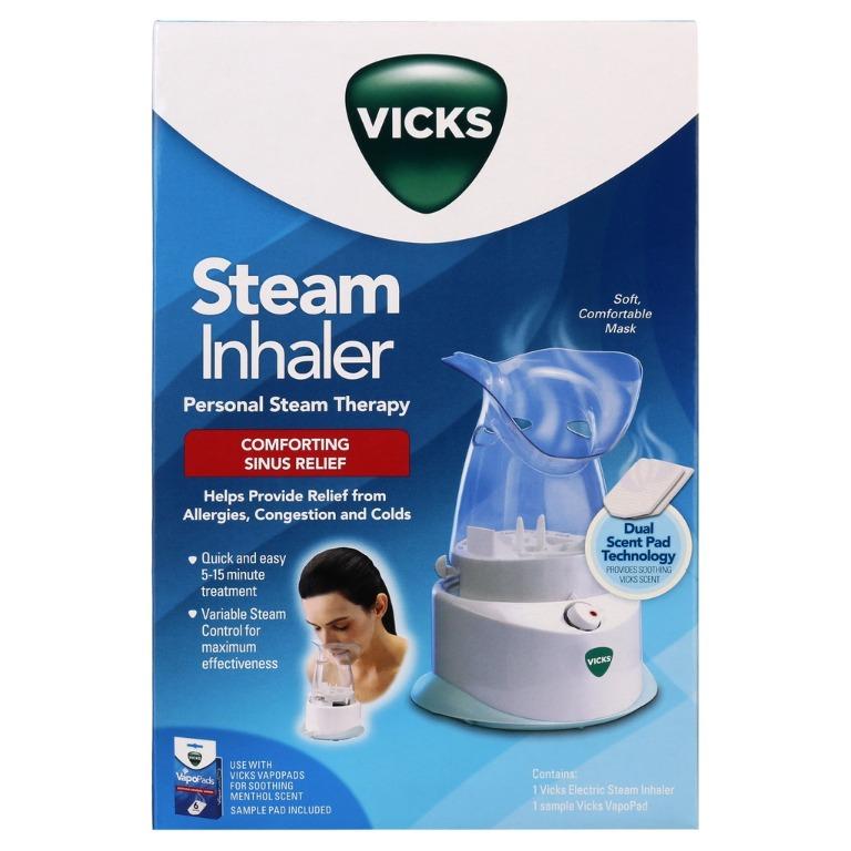 Vicks Personal Steam Inhaler, V1200, Health & Nutrition, Medical ...
