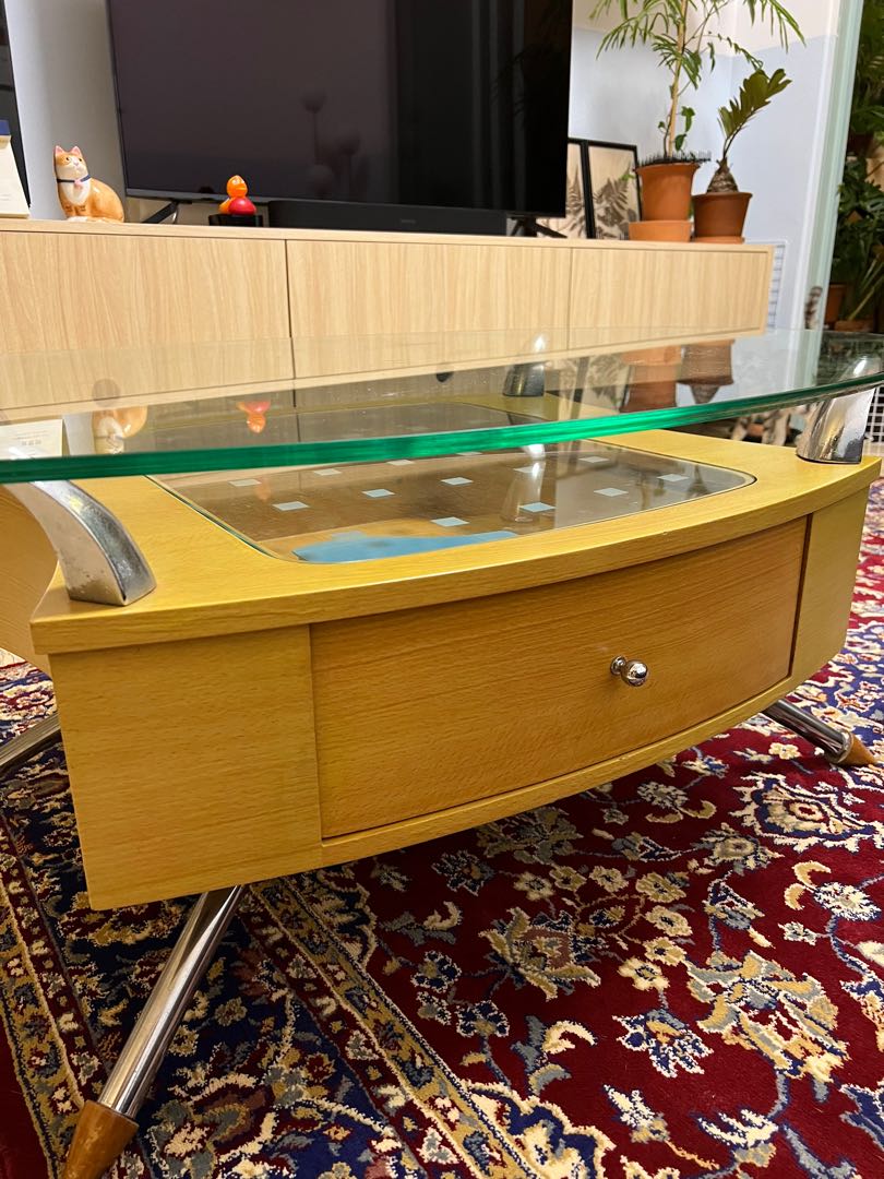 Vintage 90s coffee table, Furniture & Home Living, Furniture, Tables ...