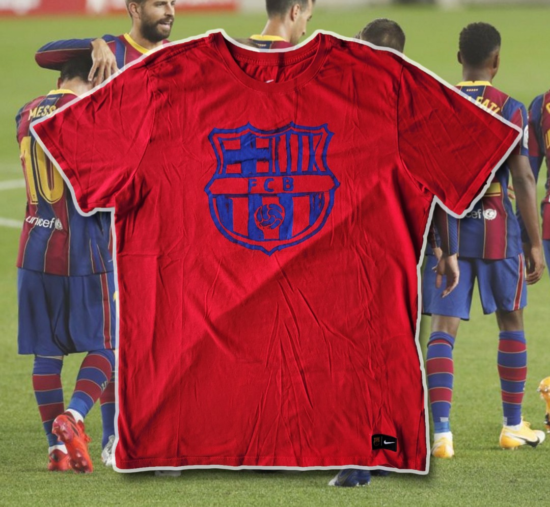 Vintage Nike FCB Tee, Men's Fashion, Tops & Sets, Tshirts & Polo Shirts ...
