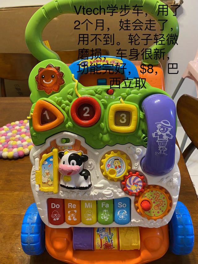 VTech baby walker, Babies & Kids, Infant Playtime on Carousell