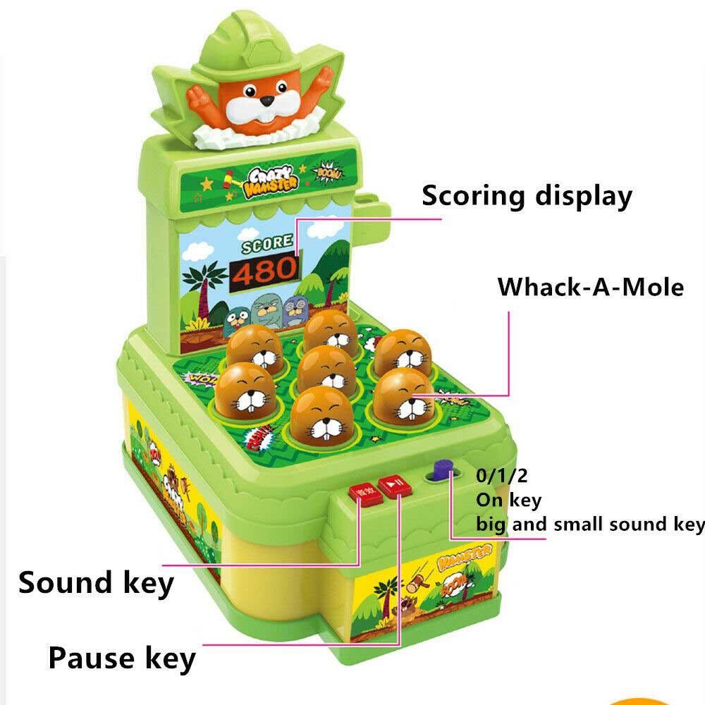 Whack A Mole Arcade Game Electronic Kids Board Game Childrens Wack A ...