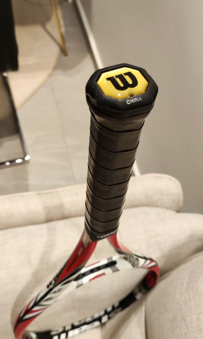 Wilson Steam 105s - tennis racket, Sports Equipment, Sports & Games ...