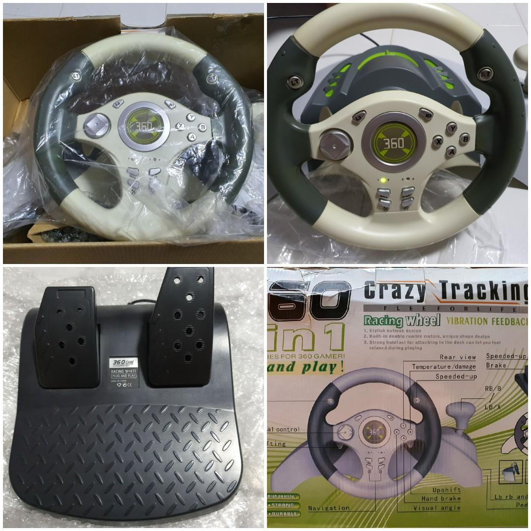 Xbox 360 Racing Wheel, Video Gaming, Gaming Accessories, Controllers on ...