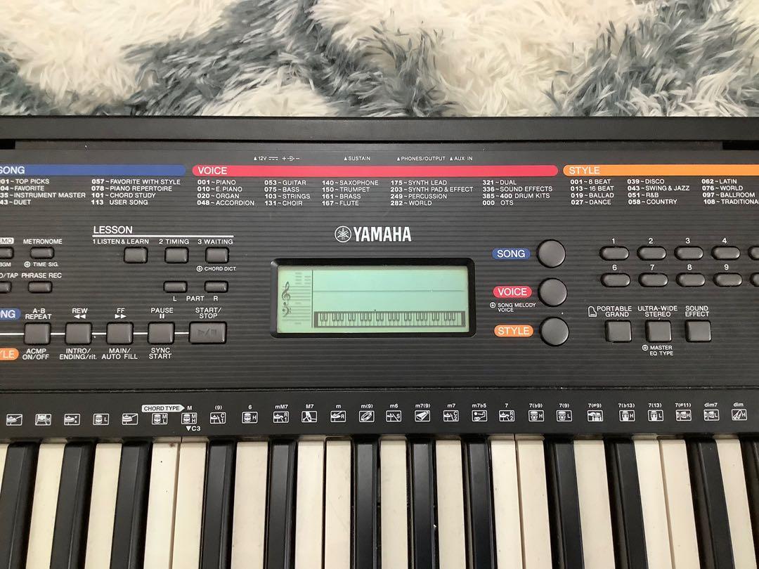 Yamaha PSR-E263 61-Key Touch Sensitive, Hobbies & Toys, Music & Media ...