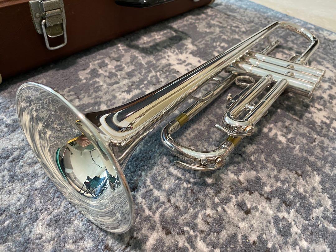 Yamaha YTR-232S Silver Trumpet Japan, Hobbies & Toys, Music & Media, Musical Instruments on ...