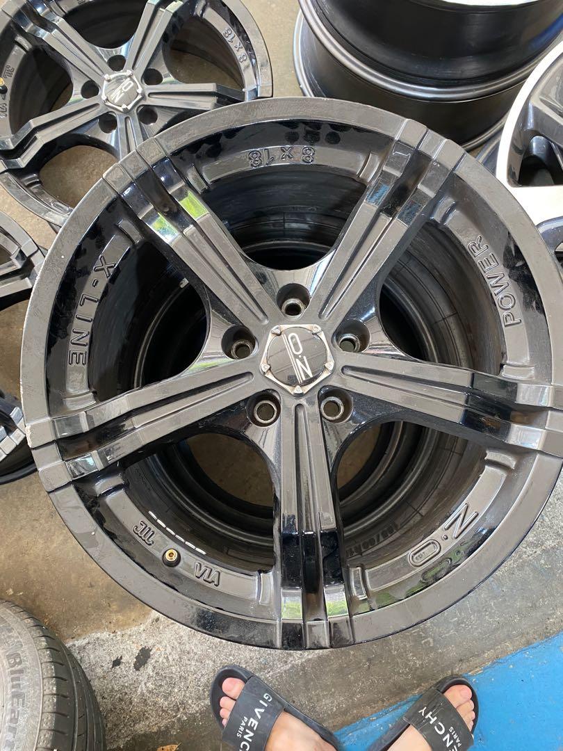 18 inch Oz X Line Power Rims, Car Accessories, Tyres & Rims on Carousell