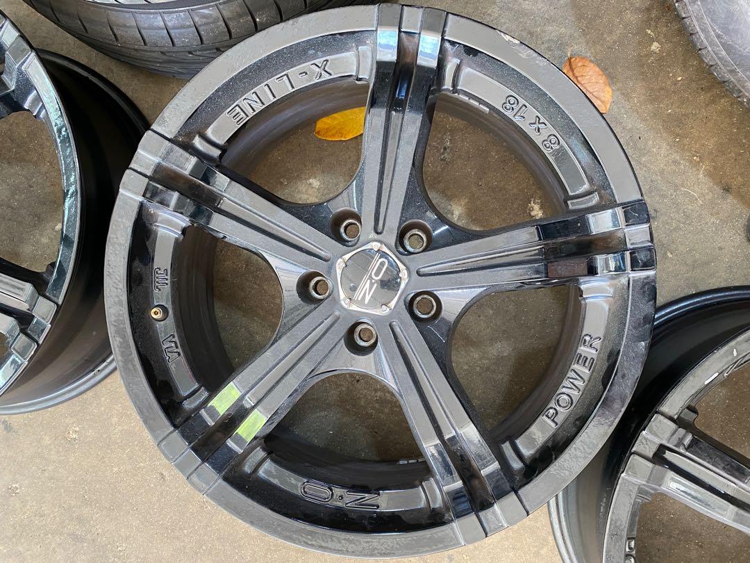 18 inch Oz X Line Power Rims, Car Accessories, Tyres & Rims on Carousell
