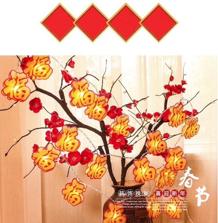 CNY 2022 2.5M Unique String Lights (USB with 8 Lighting Mode) Fairy ...