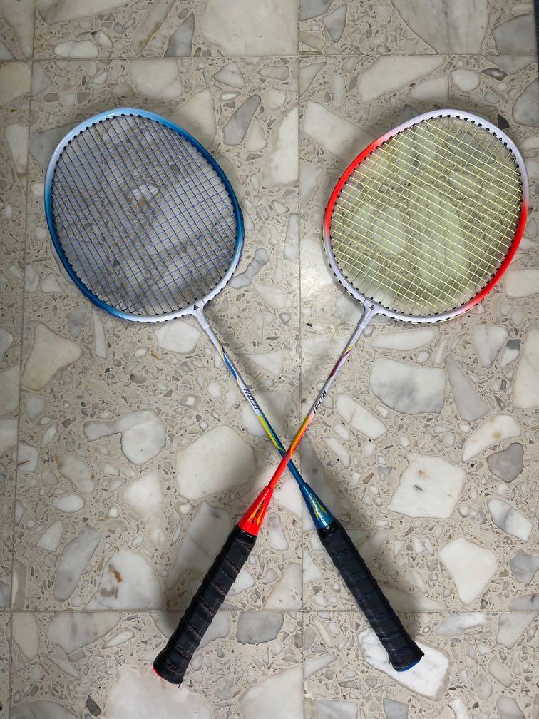 3 Badminton Rackets w/ Free Shuttlecocks, Sports Equipment, Sports ...