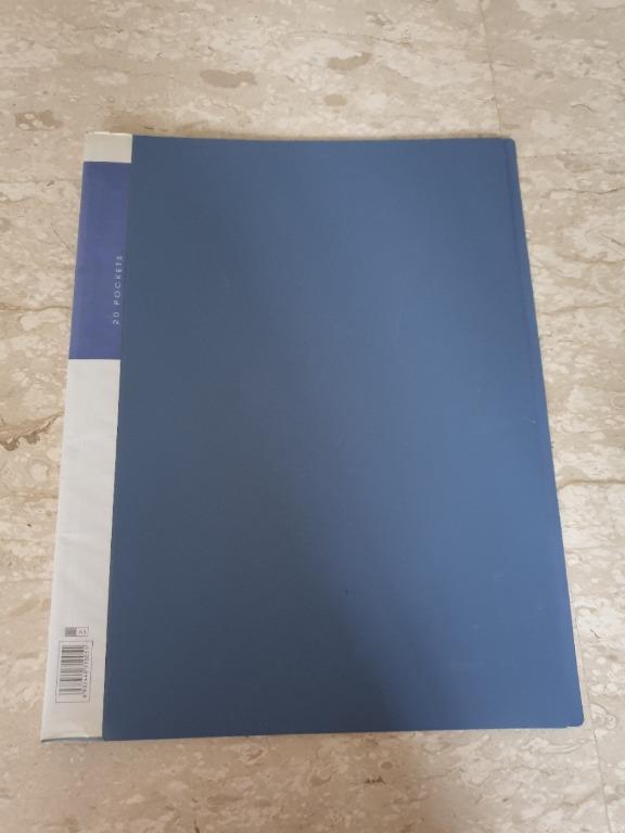 A3 Art File (Blue), Hobbies & Toys, Stationery & Craft, Stationery ...