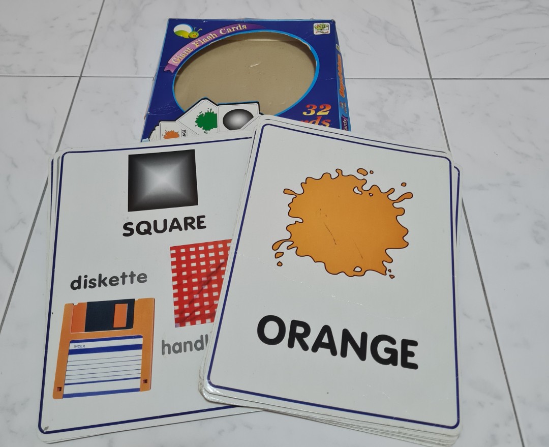 A4 Flash cards, Hobbies & Toys, Toys & Games on Carousell