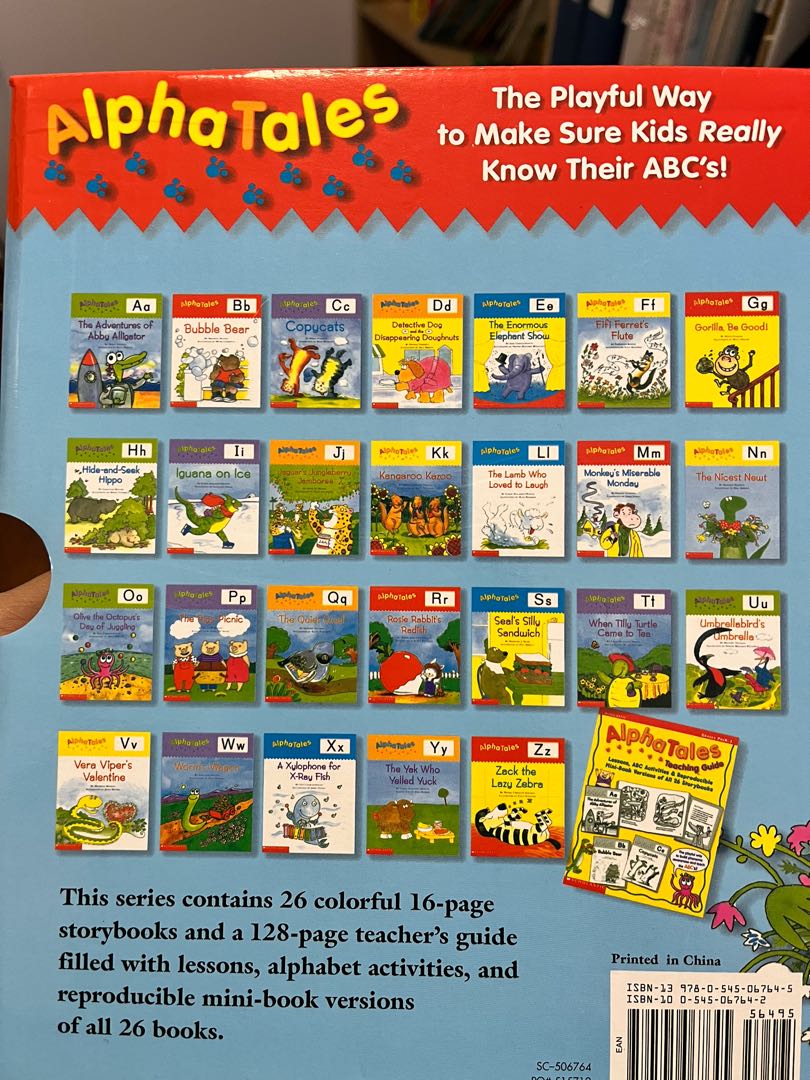 AlphaTales Scholastic, Hobbies & Toys, Books & Magazines, Children's ...