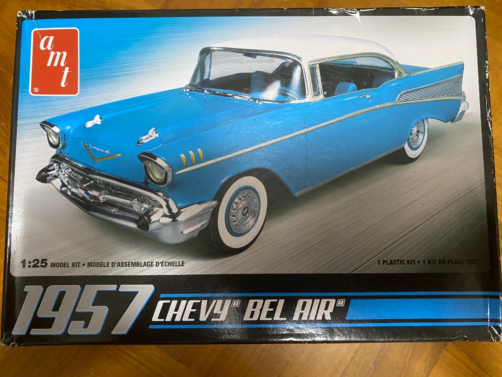 AMT 1/25 1957 Chevy model kit, Hobbies & Toys, Toys & Games on Carousell