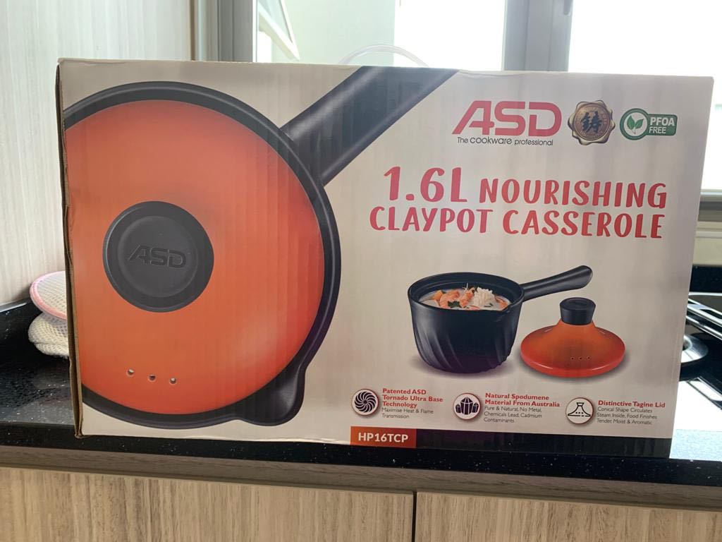 ASD 1.6L Nourishing Claypot Casserole, Furniture & Home Living ...