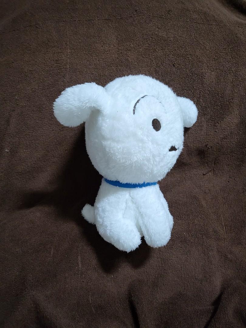 Authentic Crayon Shin Chan Shiro Beanie Plush Soft Toy, Hobbies & Toys ...