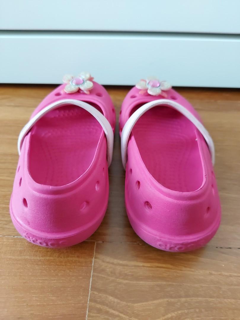 Authentic Crocs Mary Jane Girls Shoes, Babies & Kids, Babies & Kids ...