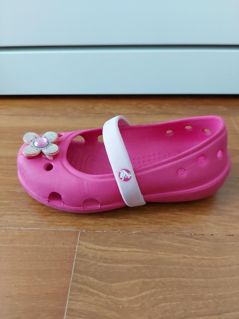 Authentic Crocs Mary Jane Girls Shoes, Babies & Kids, Babies & Kids ...