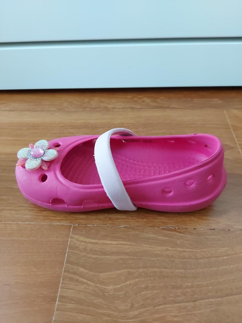 Authentic Crocs Mary Jane Girls Shoes, Babies & Kids, Babies & Kids ...