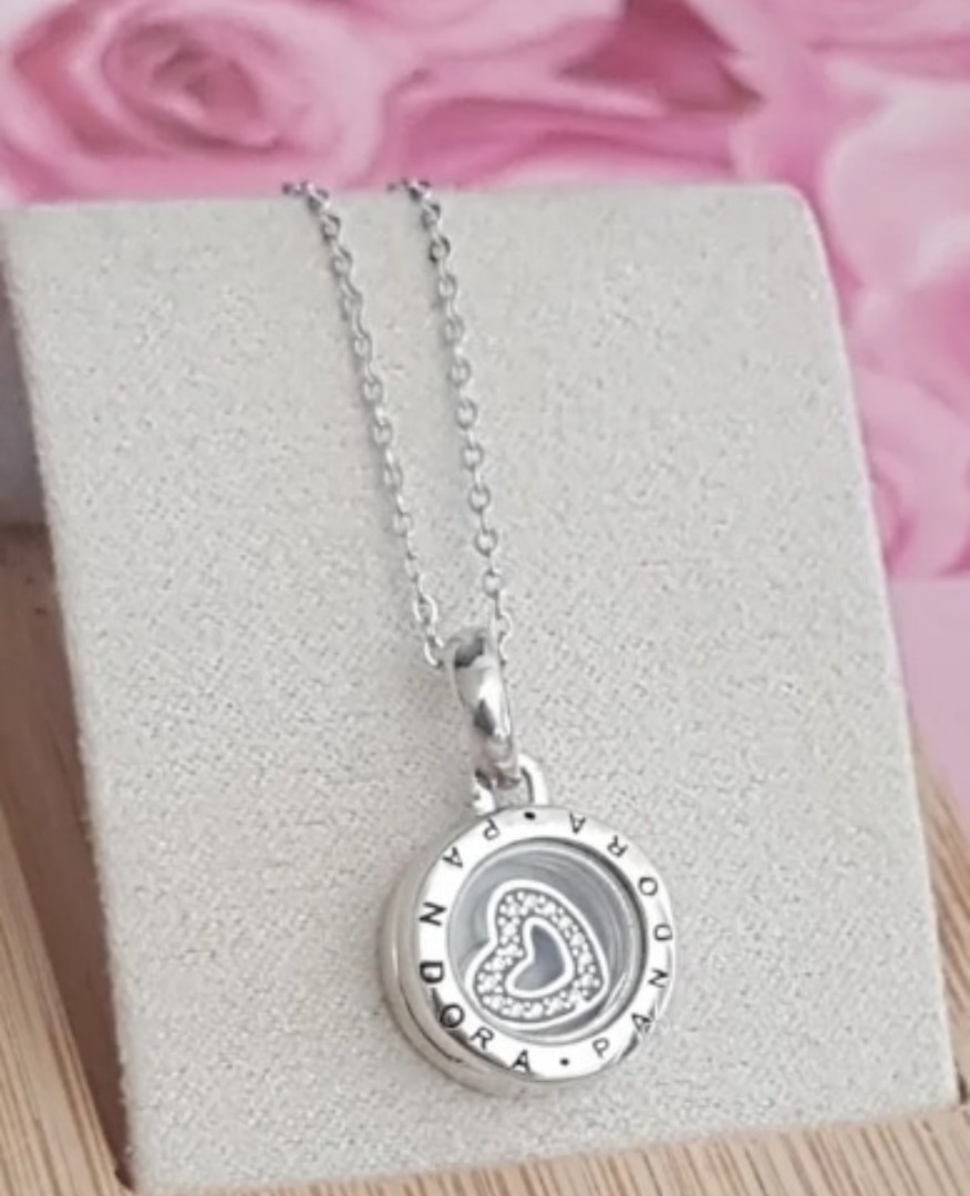 ‼️AUTHENTIC PANDORA LOCKET HEART NECKLACE CHAIN‼️, Women's Fashion ...