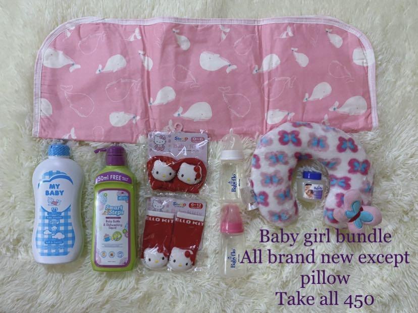 Baby girl essentials set, Babies & Kids, Maternity Care on Carousell