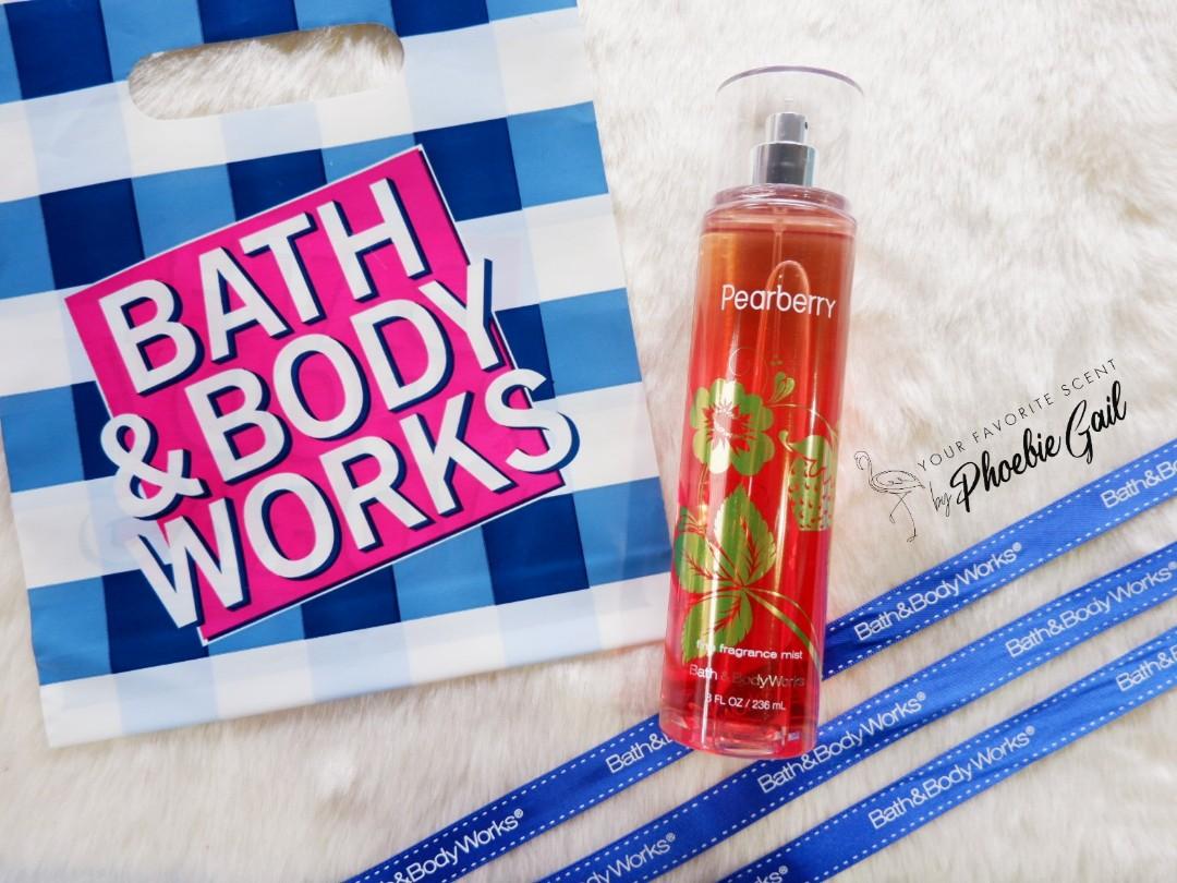 Bath & Body Works PEARBERRY Mist, Beauty & Personal Care, Fragrance ...