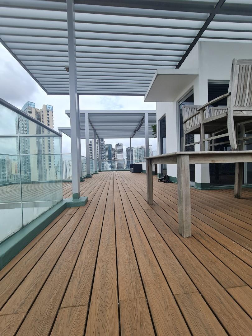 Composite Wood decking wpc, Furniture & Home Living, Outdoor Furniture ...
