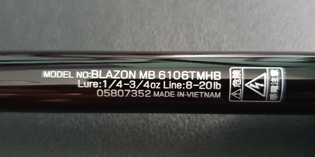 DAIWA Blazon Mobile BC 6106TMHB, Sports Equipment, Fishing on Carousell