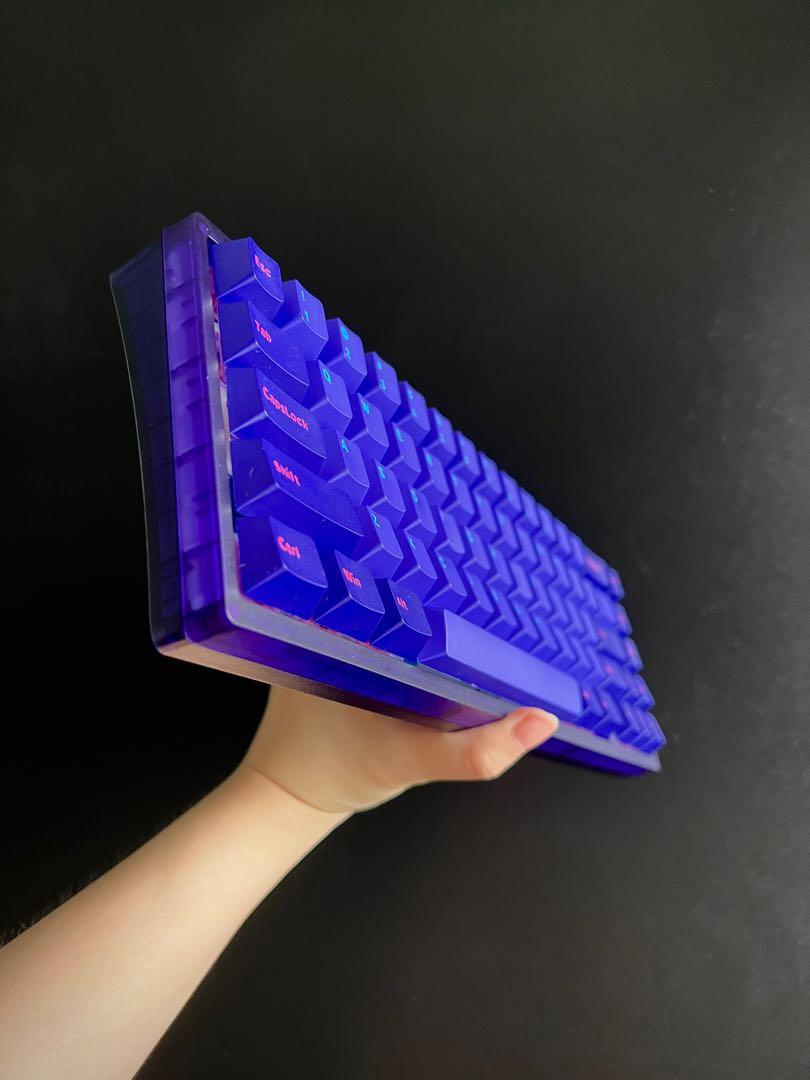 Dark Purple KBD67 lite R3 Fully Built Custom Mechanical 65% Keyboard on ...