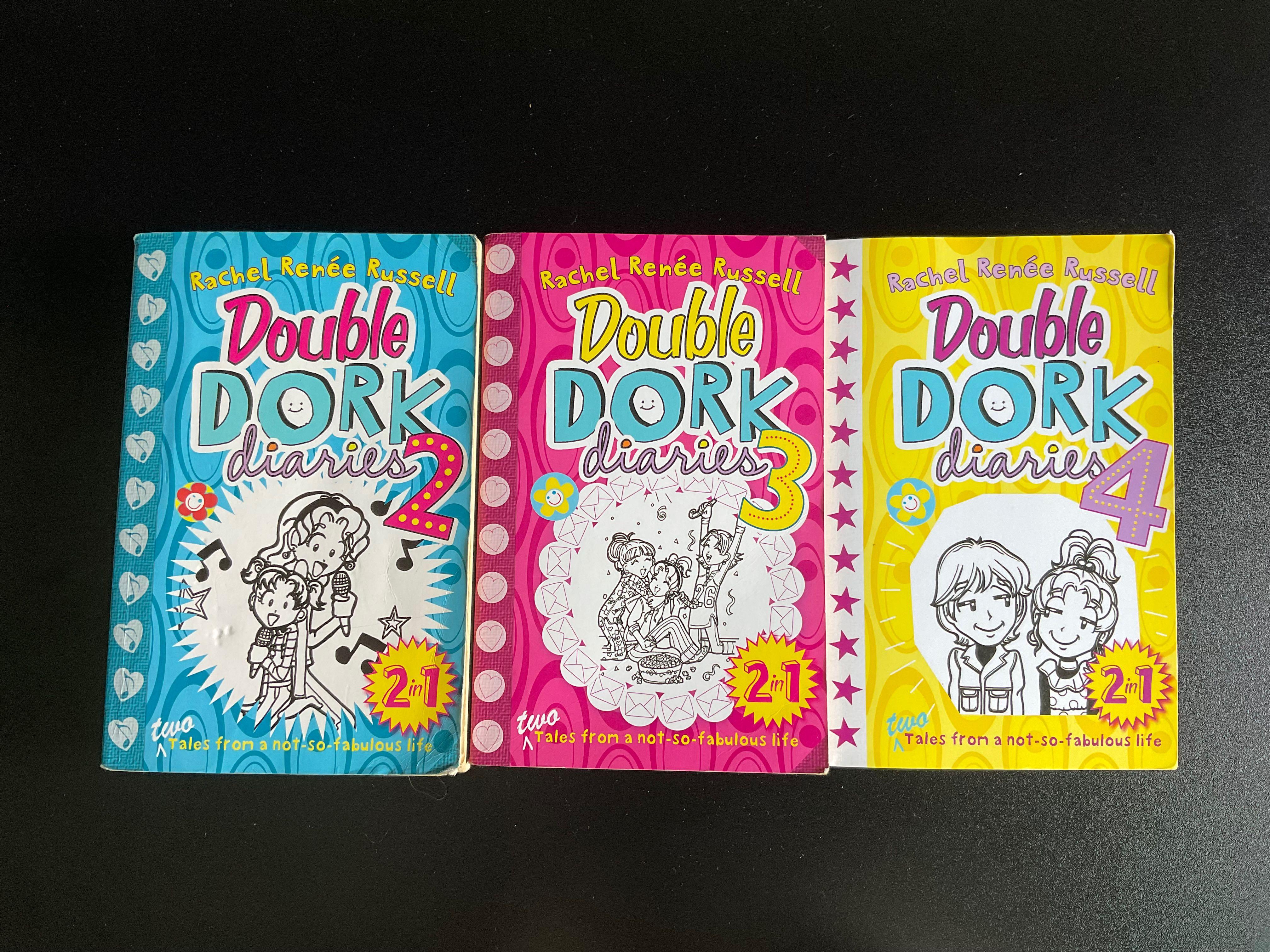 Double Dork Diaries 2+3+4, Hobbies & Toys, Books & Magazines, Fiction ...