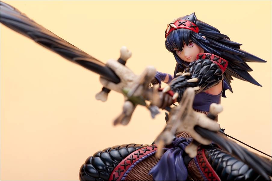 E2046 *RARE* Prepainted Nargacuga / Naruga X Hunter from Monster Hunter ...