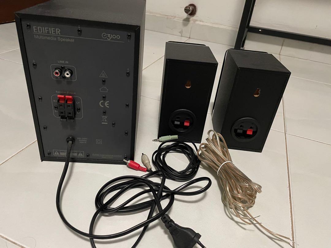 Edifier e3100 computer speakers, Audio, Soundbars, Speakers & Amplifiers on Carousell