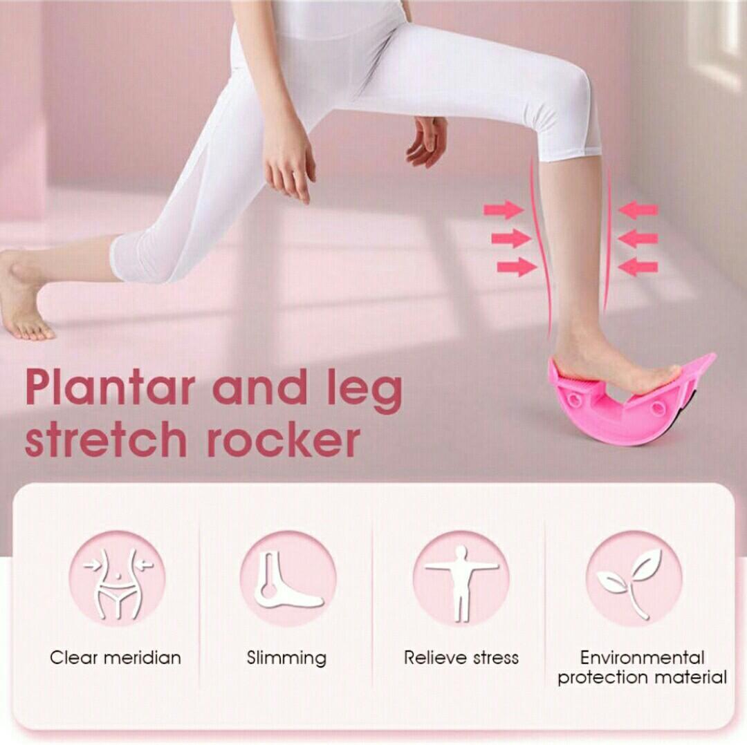 Foot Stretcher Rocker Ankle Plantar Muscle Calf Stretch Board Fitness ...
