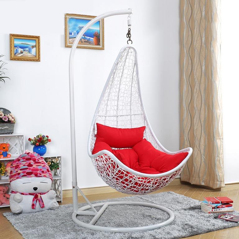 Free install and COD Swing Chair Rocking Chair, Furniture & Home Living ...