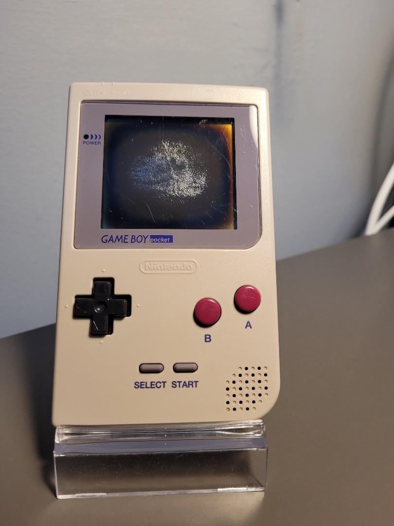 Gameboy Pocket (dmg theme) screen burn nintendo game boy console gbp ...
