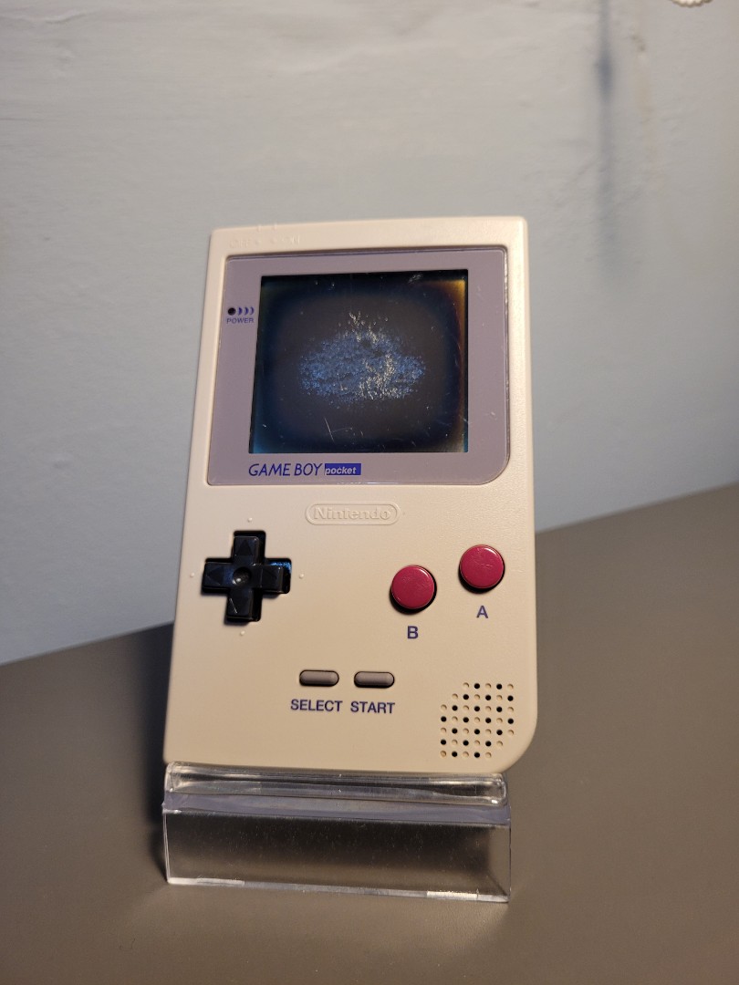 Gameboy Pocket (dmg theme) screen burn nintendo game boy console gbp ...