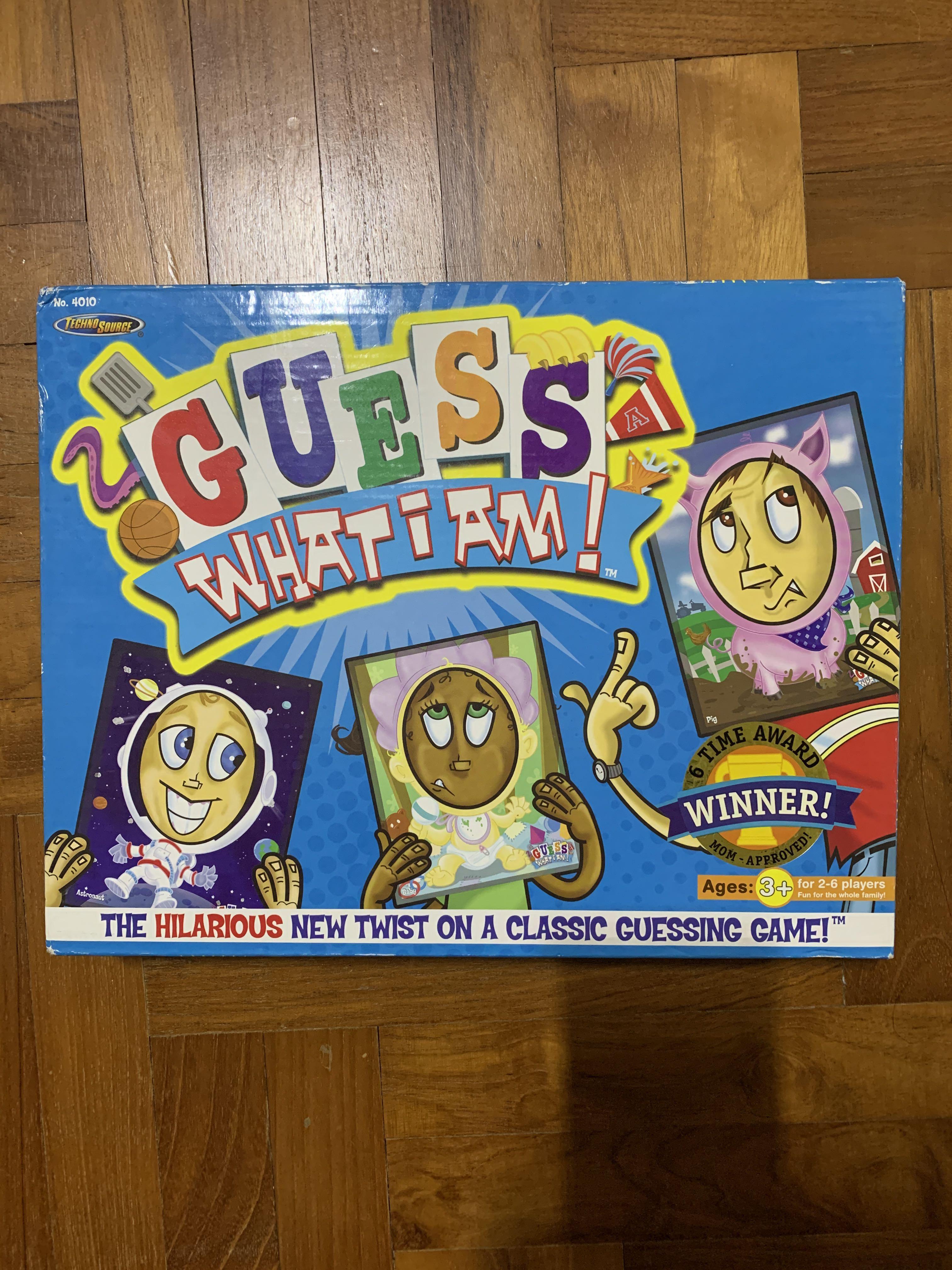 Guess What I Am! Game Toy (Ask yes or no questions to figure out what ...