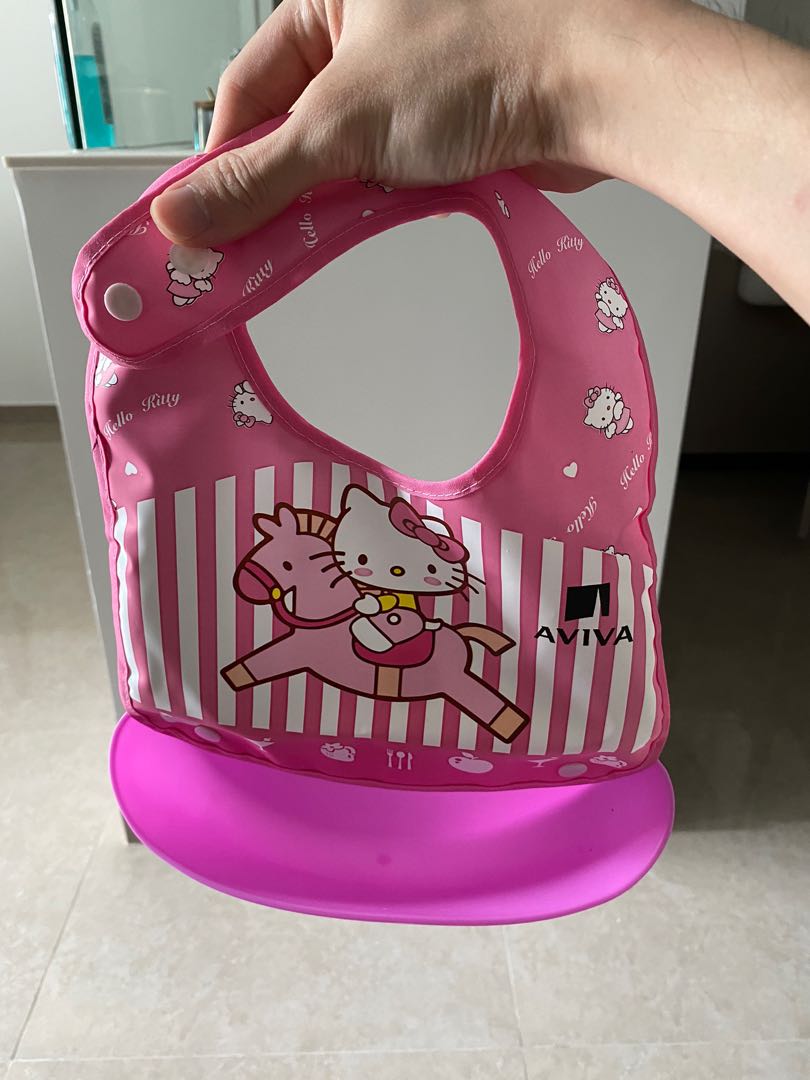 Hello kitty feeding bib, Babies & Kids, Nursing & Feeding, Weaning ...