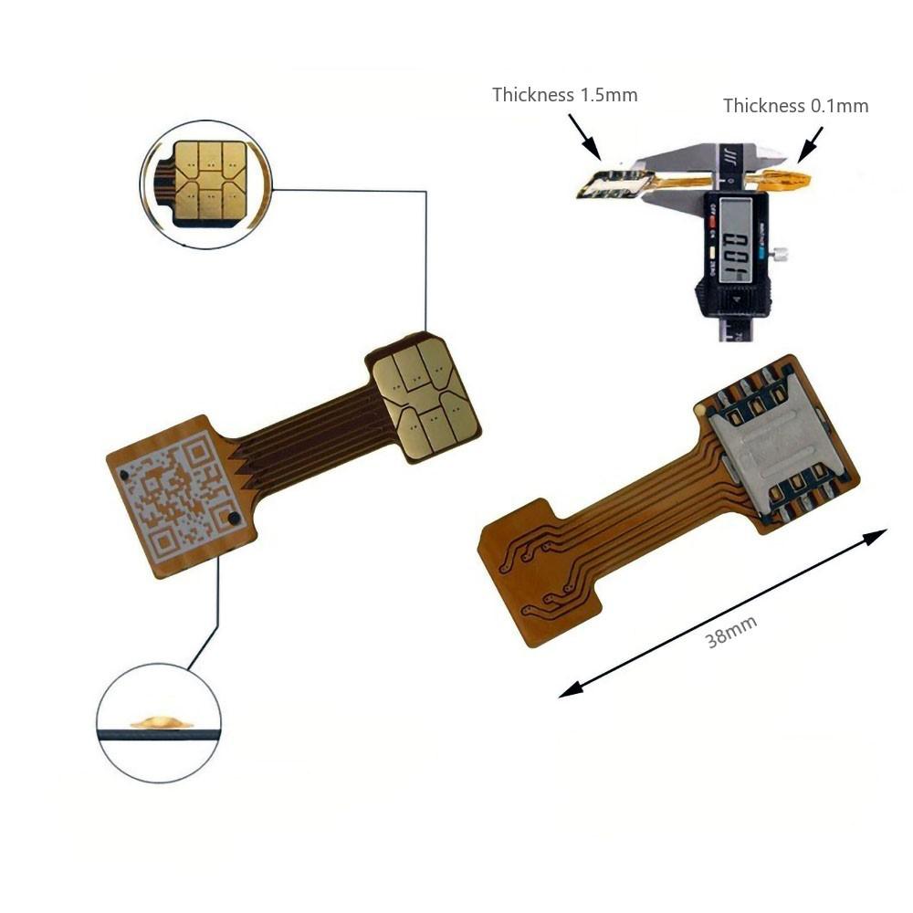 Hybrid Nano SIM Card FPC Extender Adapter for Smartphone Device Using ...